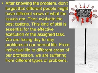 Lesson2 problem solving skill by kasis | PPT
