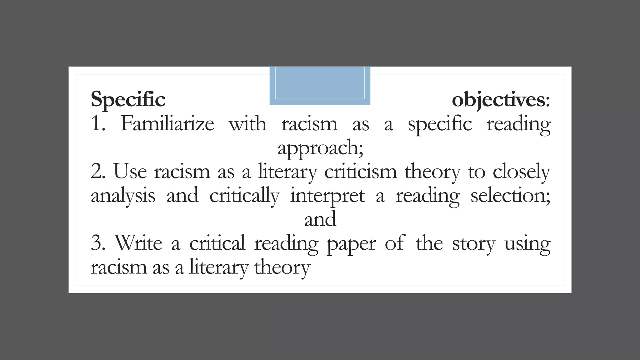 Lesson 2 RACISM as a Literary Theory.pptx