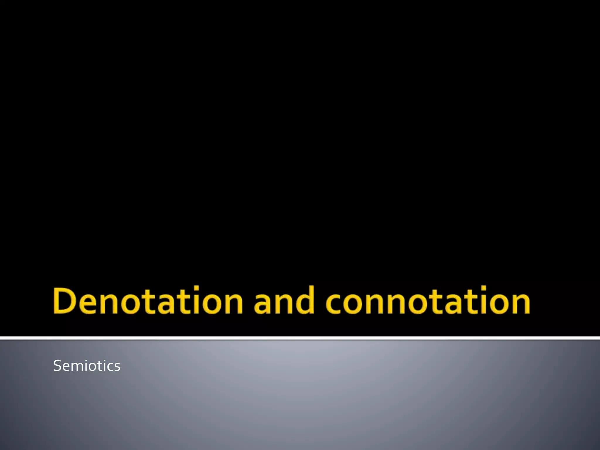 GCSE Lesson 2 Representation in media_Semiotics | PPTX