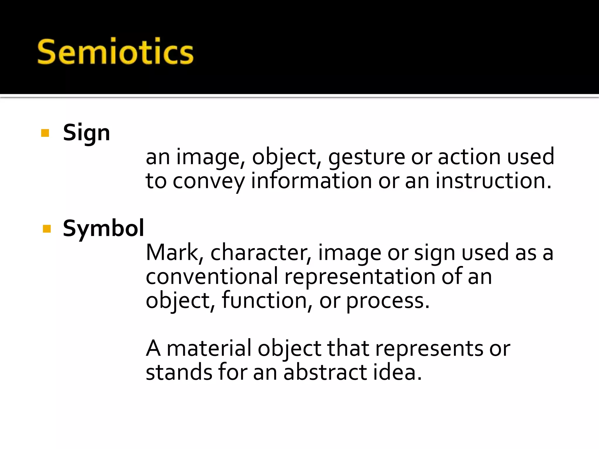 GCSE Lesson 2 Representation in media_Semiotics | PPTX