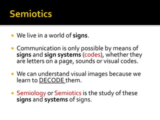GCSE Lesson 2 Representation in media_Semiotics | PPTX