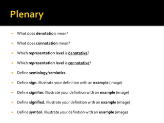 GCSE Lesson 2 Representation in media_Semiotics | PPTX