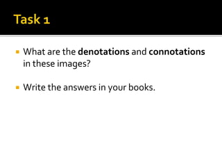 GCSE Lesson 2 Representation in media_Semiotics | PPTX