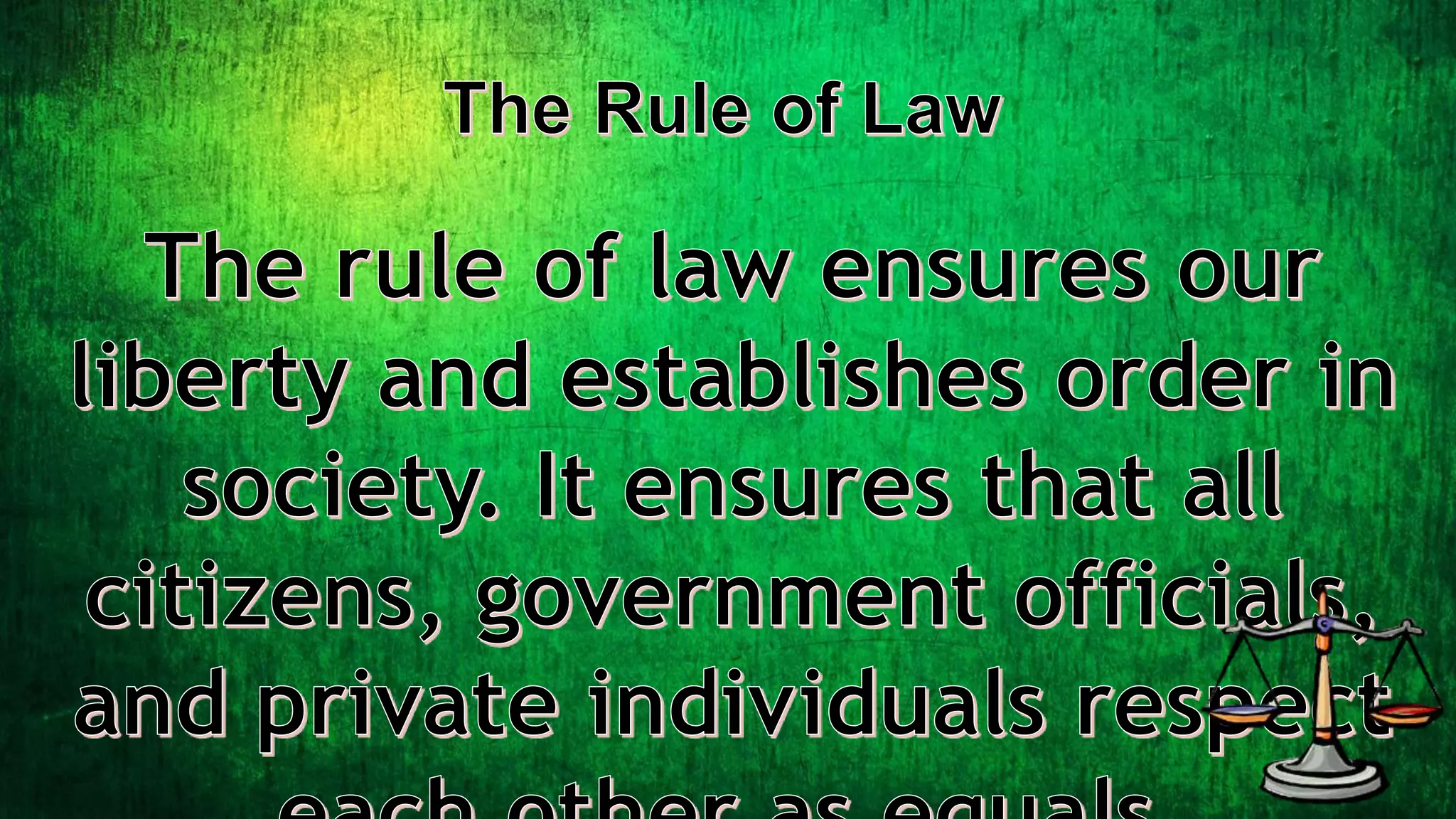Lesson 2 Rule of Law- Grade 9 Values Education | PPTX