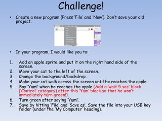 Computer Coding with Scratch: Lesson 2_primaryschoollessons | PPT