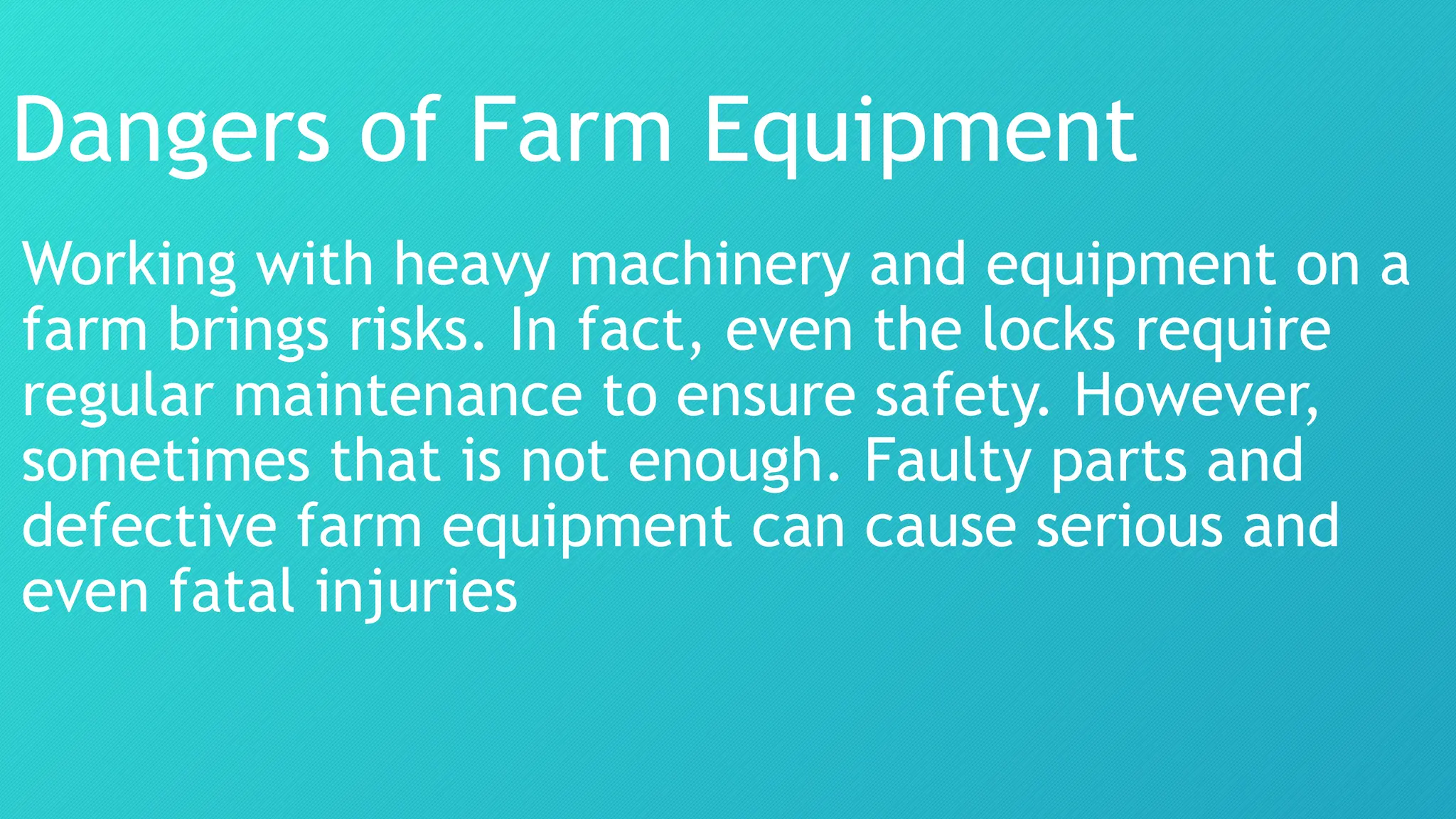 Lesson 2 Sharpening Tools (Dangers of Farm Tools - Agricrop Production ...