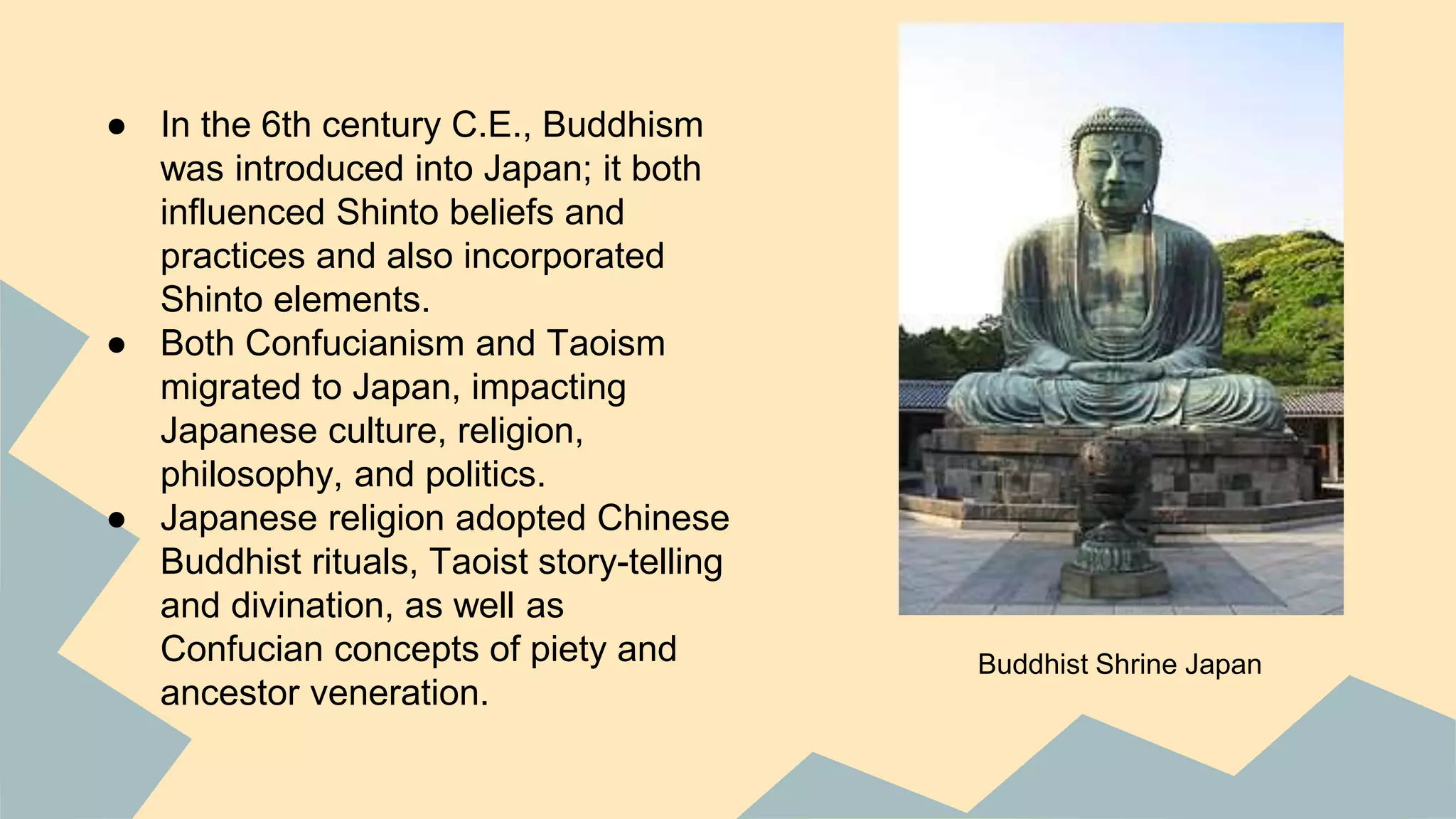 Religions in Feudal Japan. | PPTX