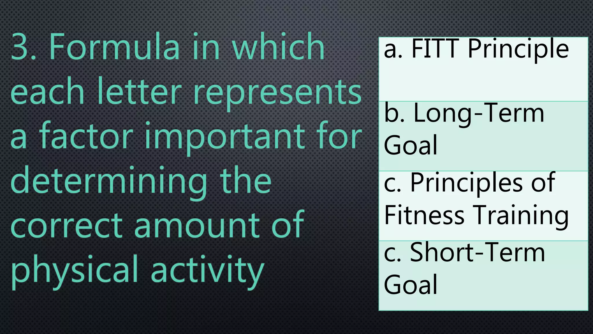 PHYSICAL EDUCATION 7 1ST QUARTER Lesson 2 smart fitt heartrate | PPTX