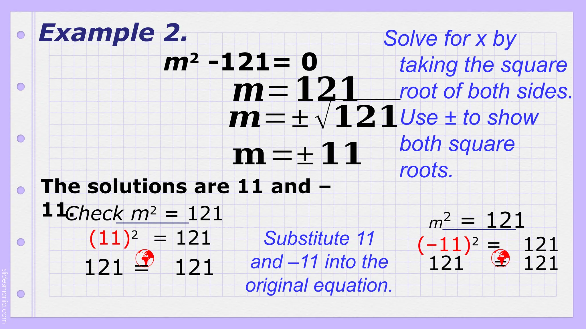 LESSON 2_SOLVING QUDRATIC EQ. BY EXTRACTING THE SQUARE ROOTS.pptx