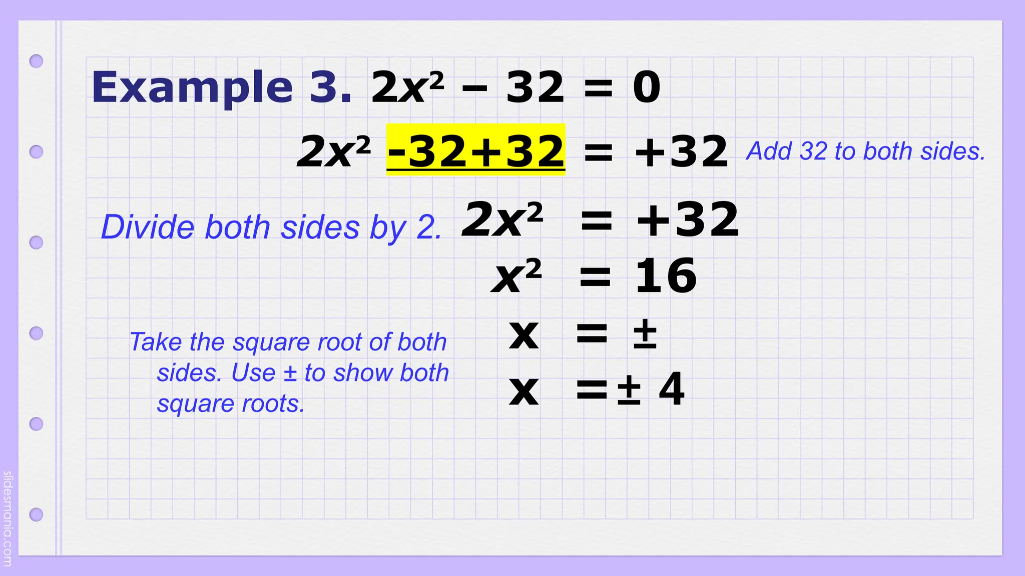 LESSON 2_SOLVING QUDRATIC EQ. BY EXTRACTING THE SQUARE ROOTS.pptx