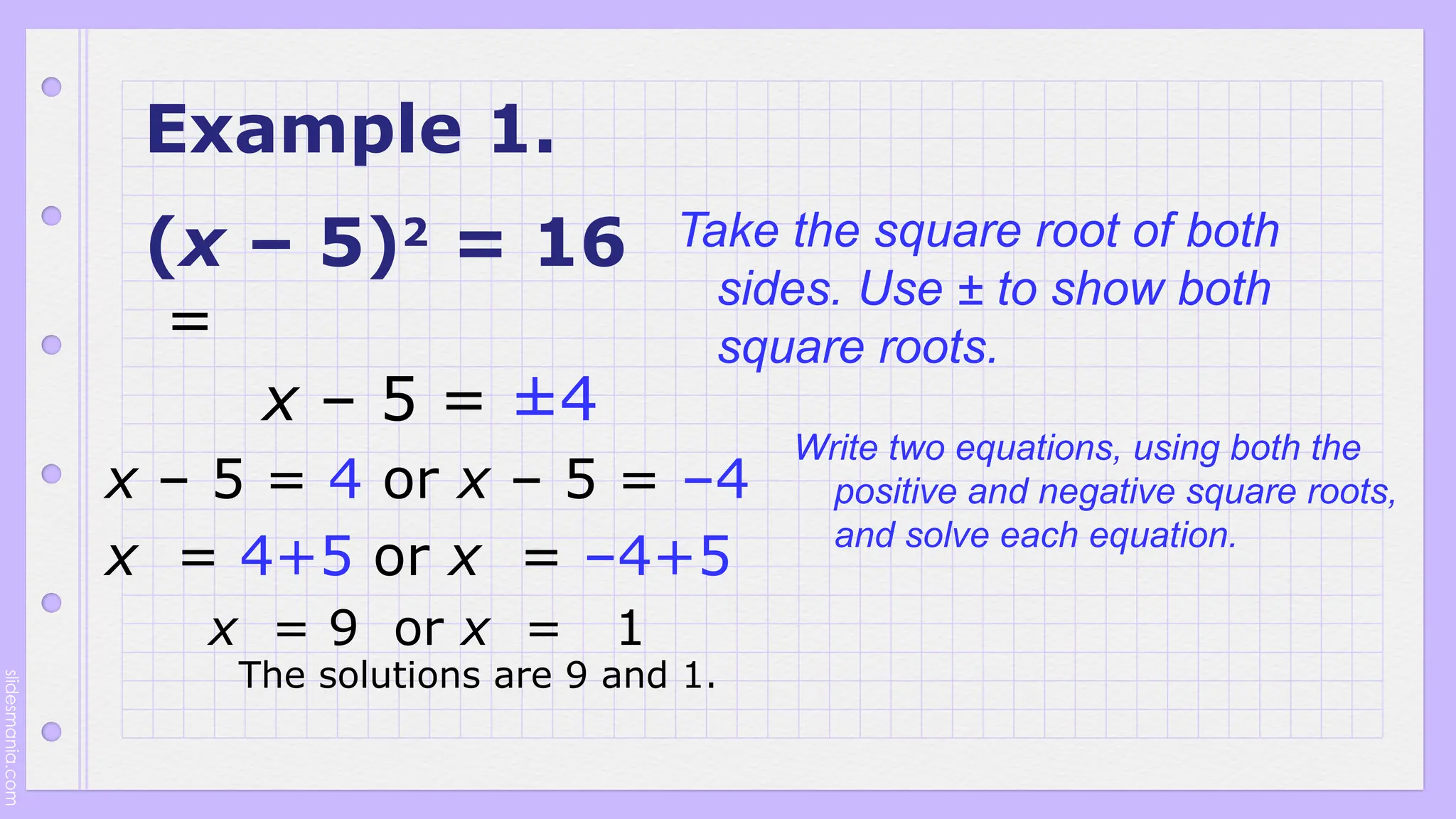 LESSON 2_SOLVING QUDRATIC EQ. BY EXTRACTING THE SQUARE ROOTS.pptx