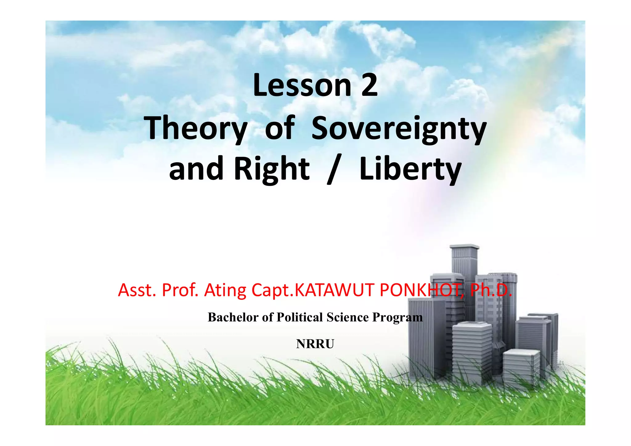 Lesson 2 sovereignty | PDF