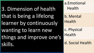 Health Education 7 1st Quarter Lesson 2 stages of growth and ...