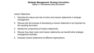 Comprehensive Guide to Crafting Effective Business Vision and Mission ...