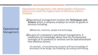 Lesson 2 strategic management and operational management | PPT