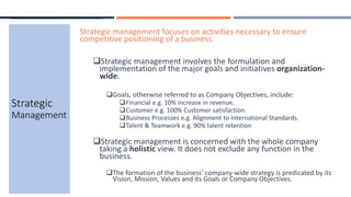 Lesson 2 strategic management and operational management | PPT