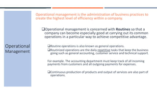 Lesson 2 strategic management and operational management | PPT