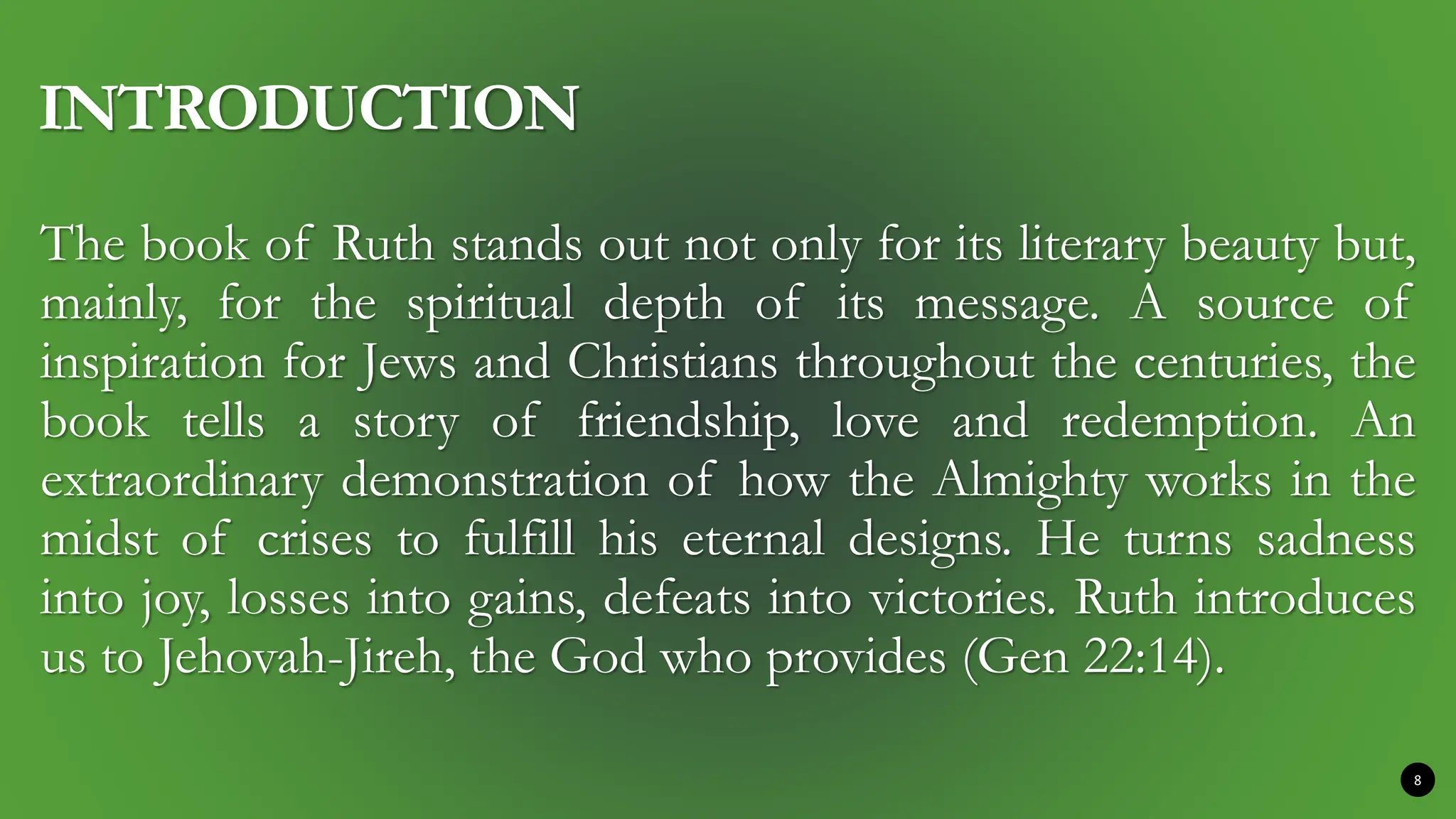 Lesson 2 The Book of Ruth - Sunday Bible School .pptx