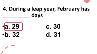 History and Origin of Calendar | PPTX