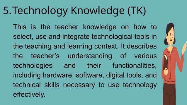 TPACK as a Framework for Technology - Driven Teaching and Learning ...