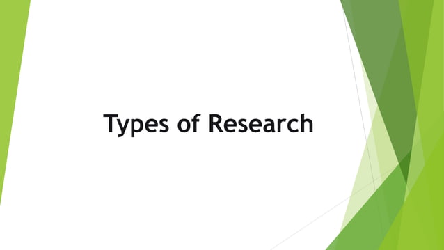 Types of Research | PPT
