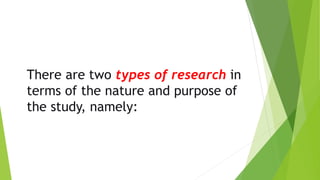 Types of Research | PDF