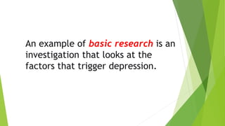 Types of Research | PDF