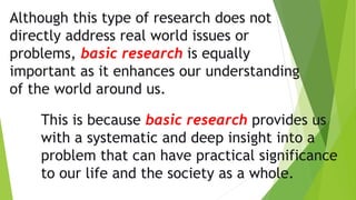 Types of Research | PDF