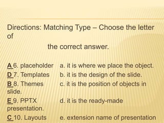 Lesson 2 understand the powerpoint environment | PPTX