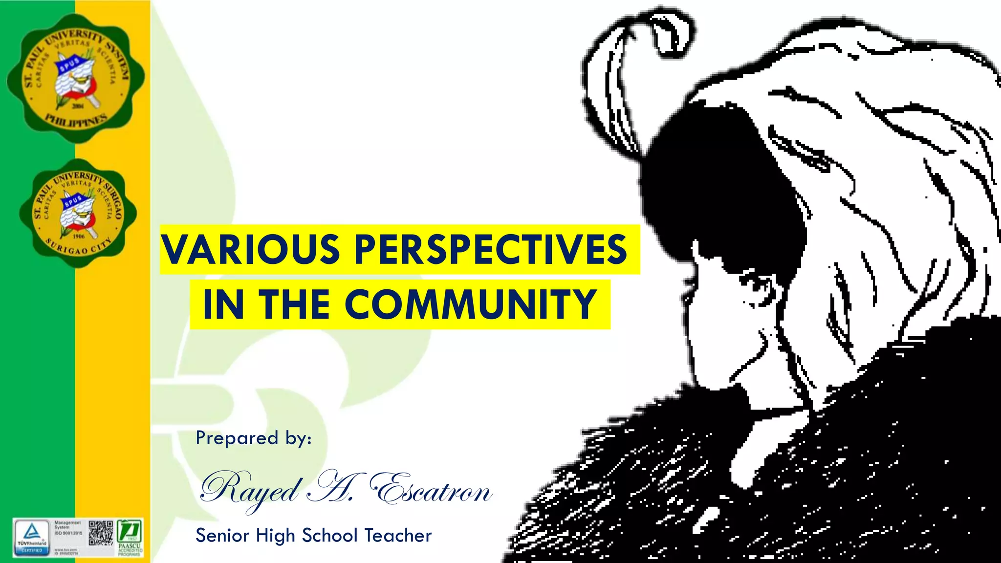 Various Perspectives in Community | PPTX