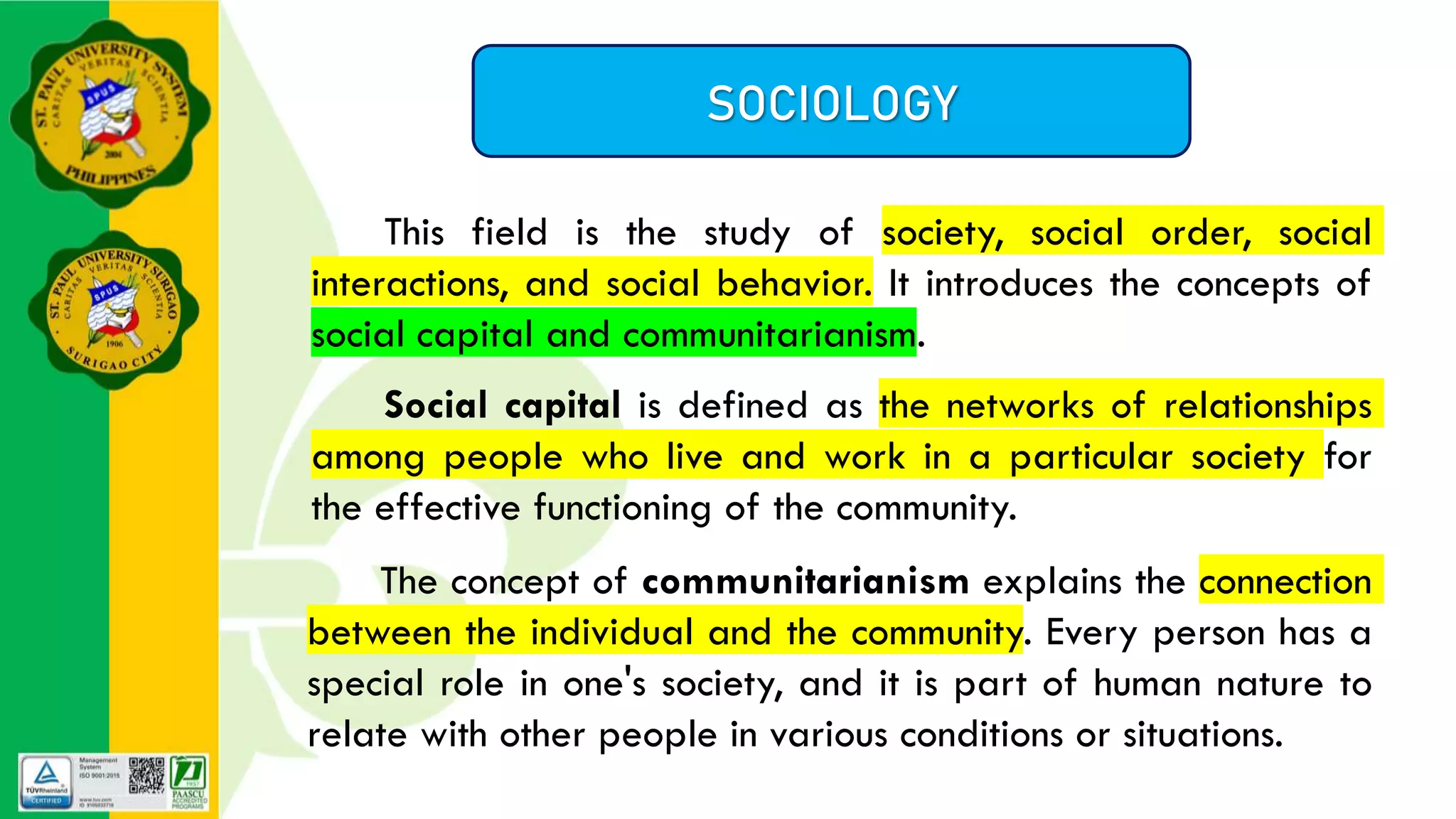 Various Perspectives in Community | PPTX