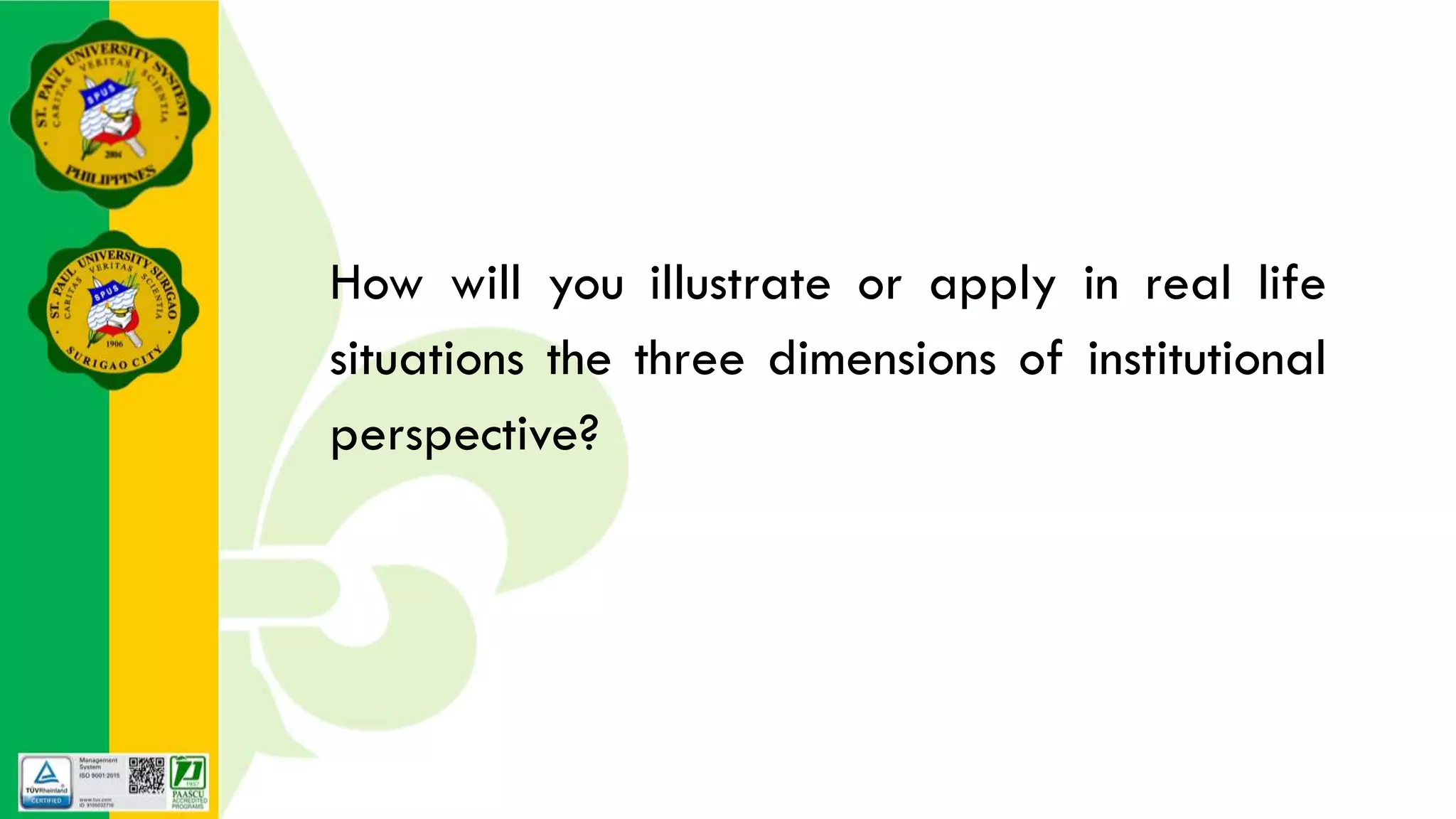 Various Perspectives in Community | PPTX