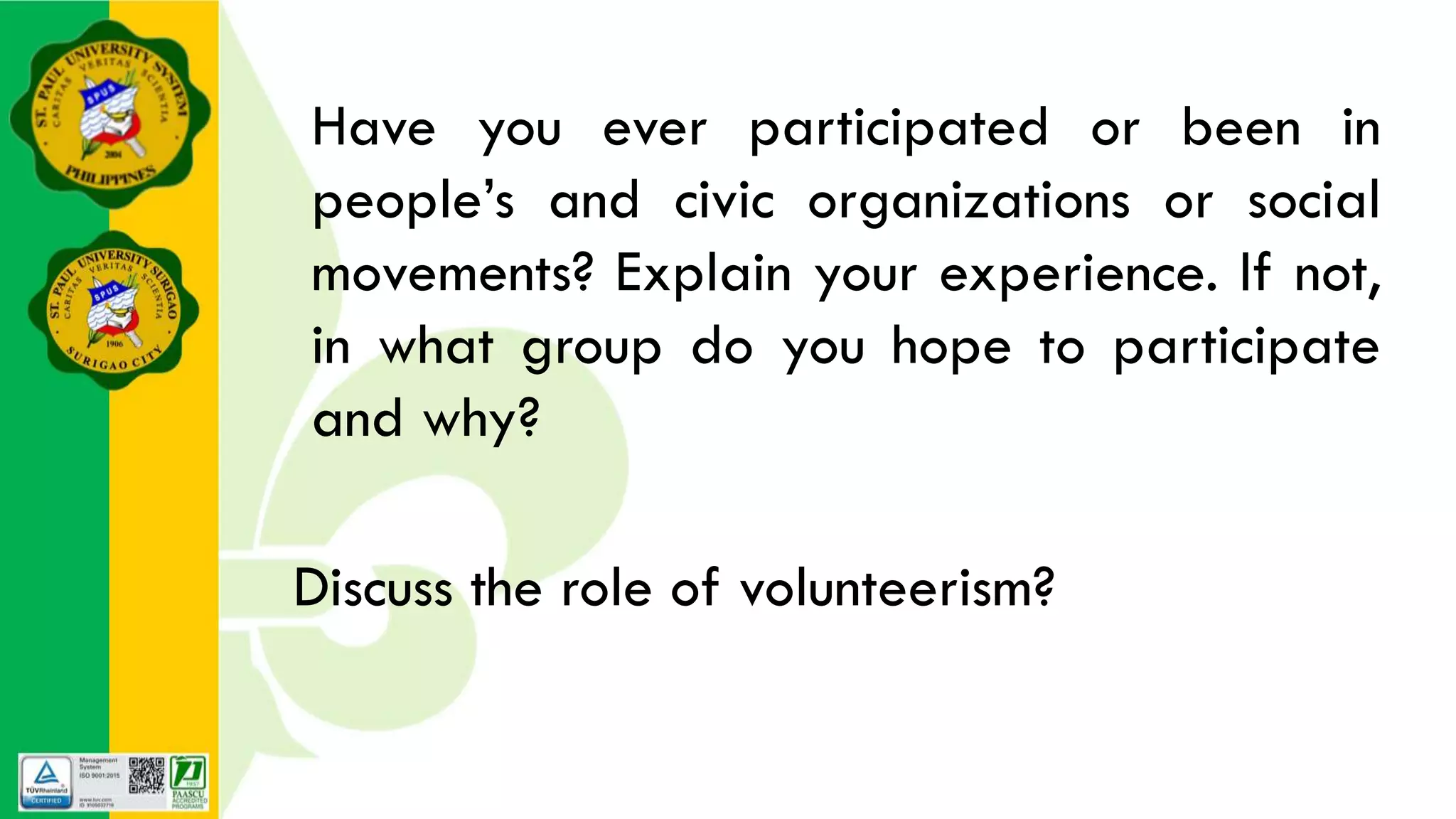 Various Perspectives in Community | PPTX