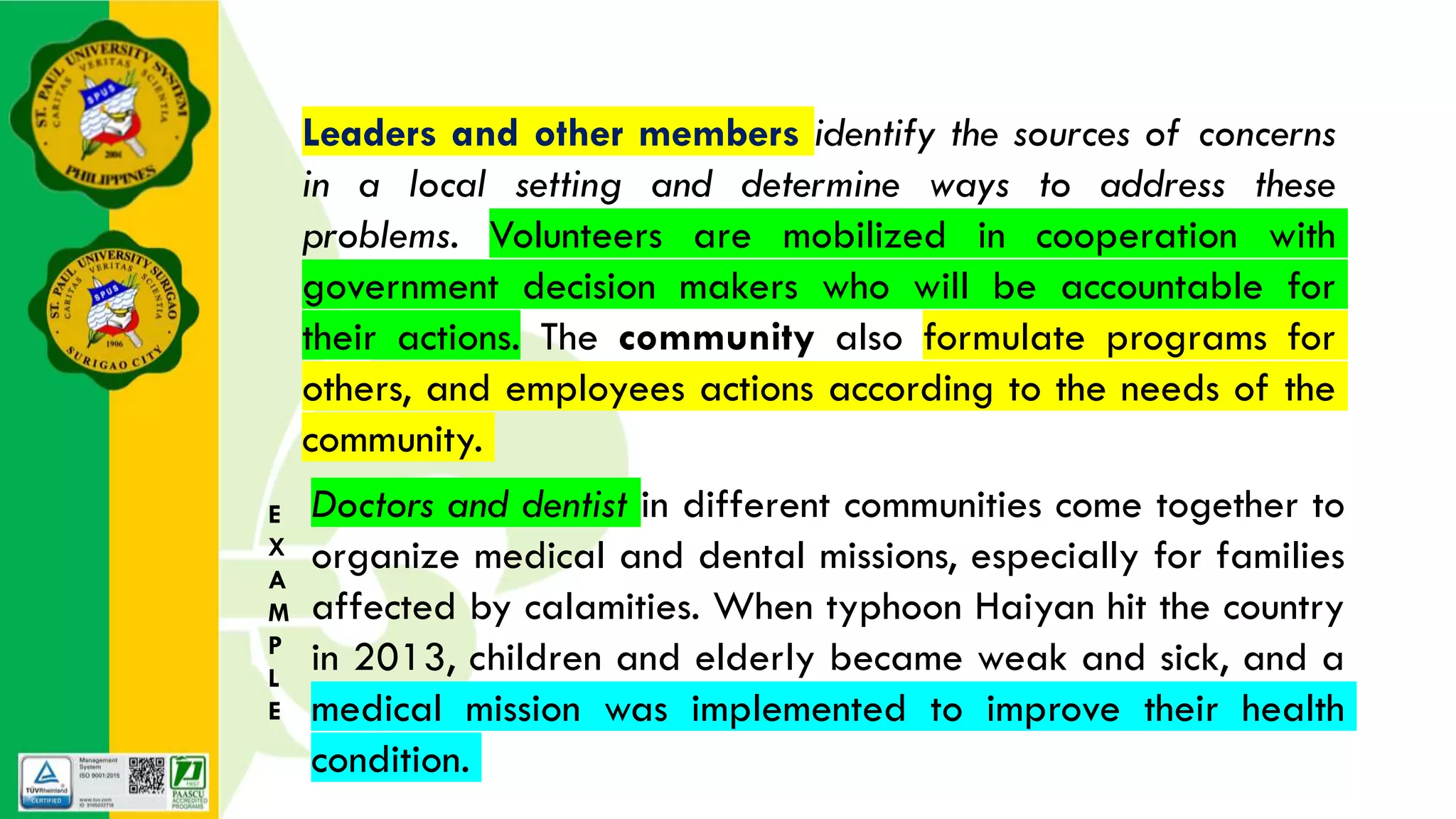 Various Perspectives in Community | PPTX