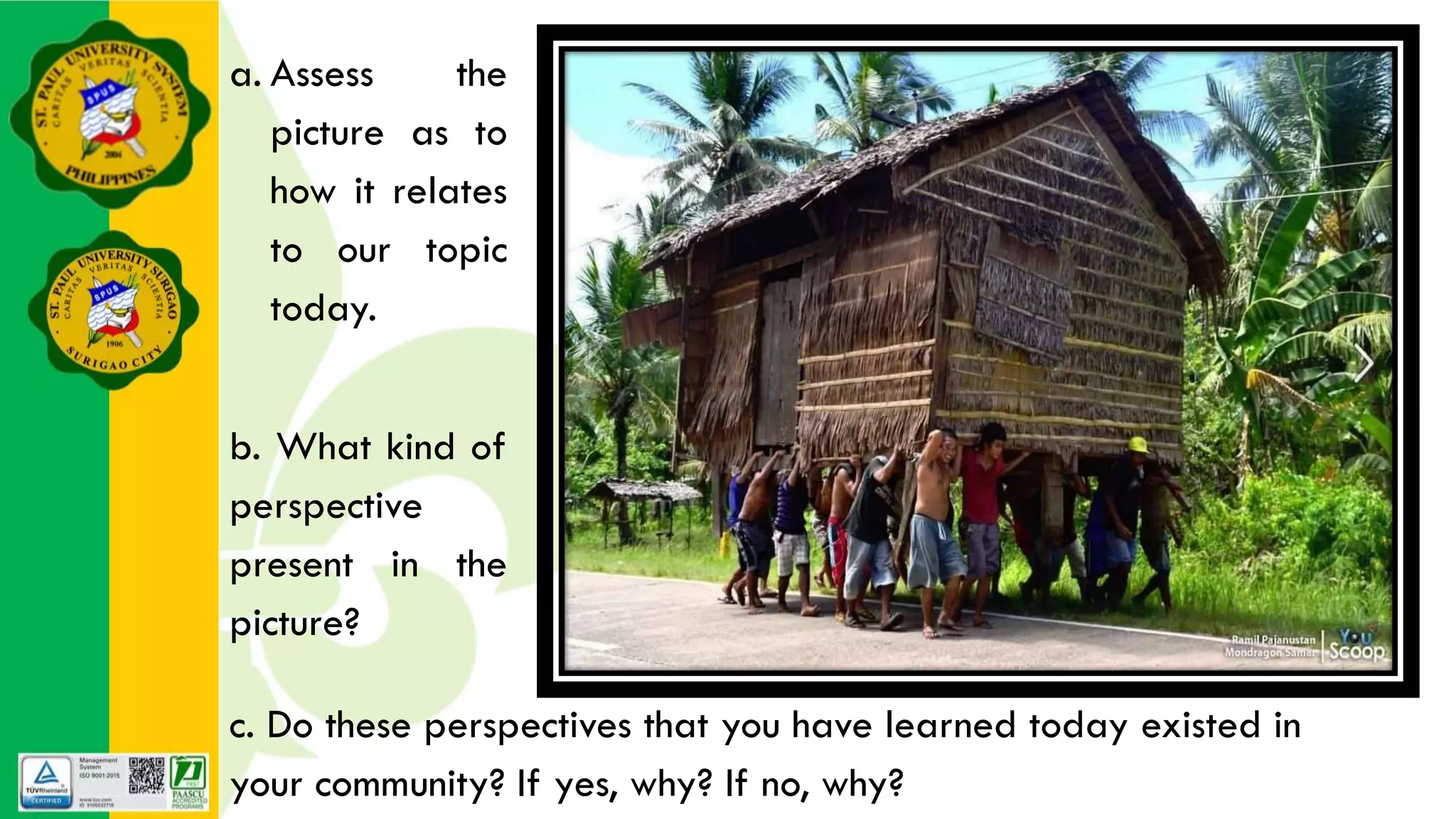 Various Perspectives in Community | PPTX