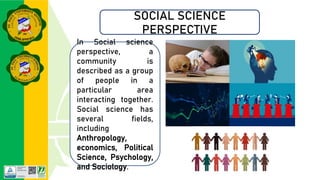 Various Perspectives in Community | PPTX