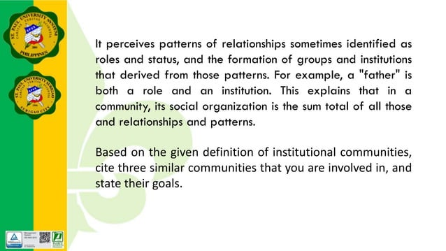 Various Perspectives in Community | PPTX | Science