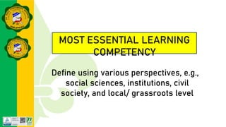 Various Perspectives in Community | PPTX