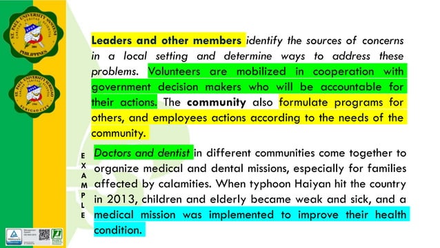 Various Perspectives in Community | PPTX | Science
