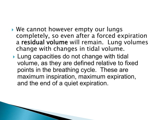 Lesson 2 ventilation and gas exchange | PPTX | Lung and Respiratory ...