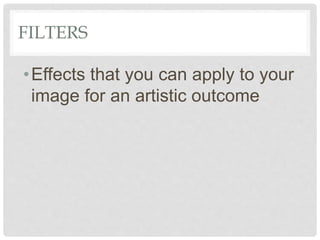 Working with Filters | PPTX