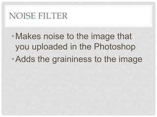 Working with Filters | PPTX