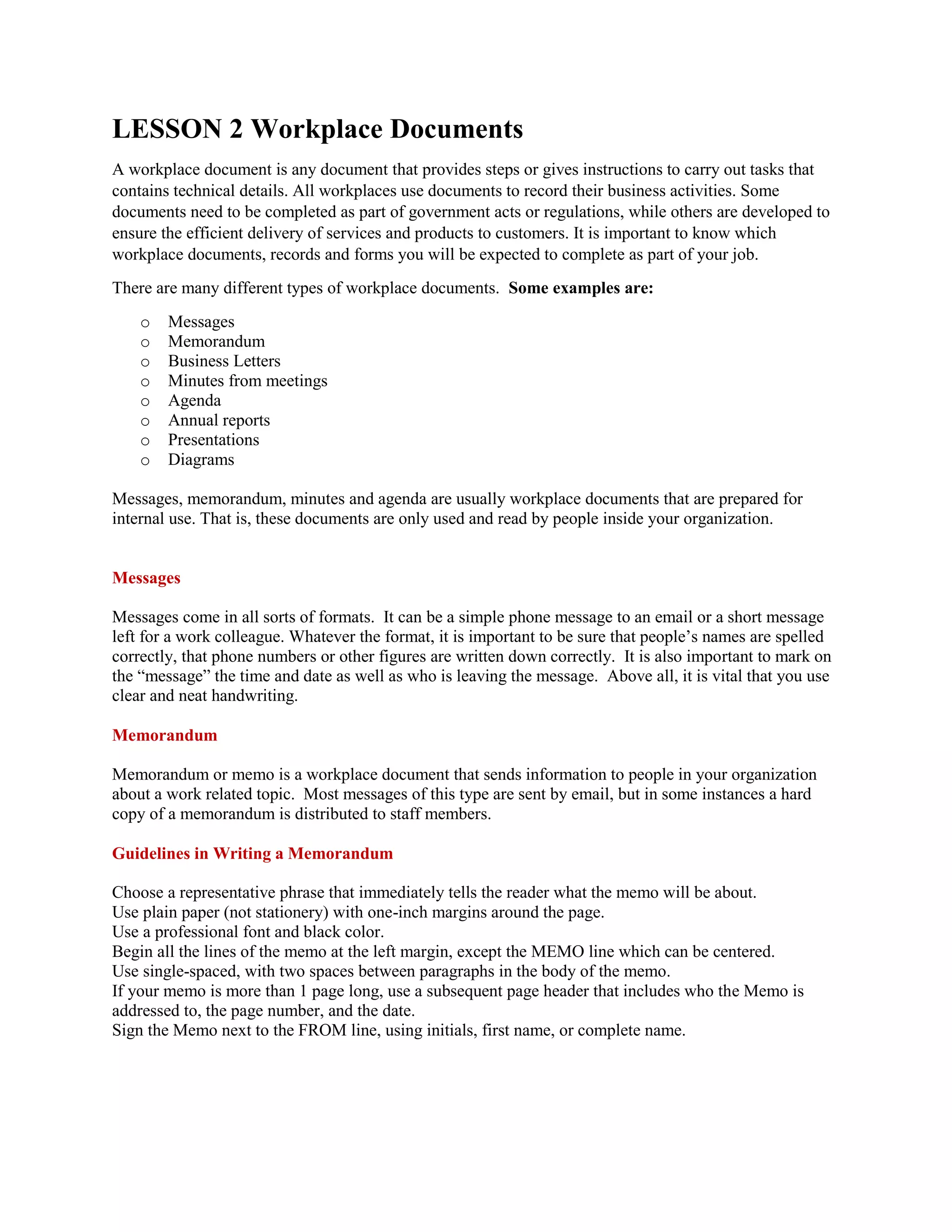 LESSON 2 Workplace Documents.pdf