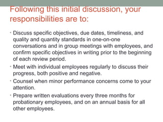 Performance & conduct | PPT