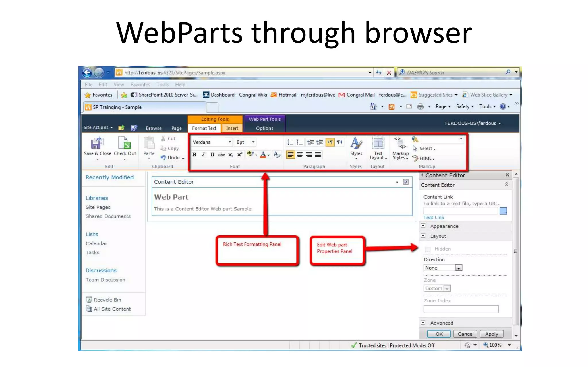 SharePoint Development (Lesson 3) | PPTX