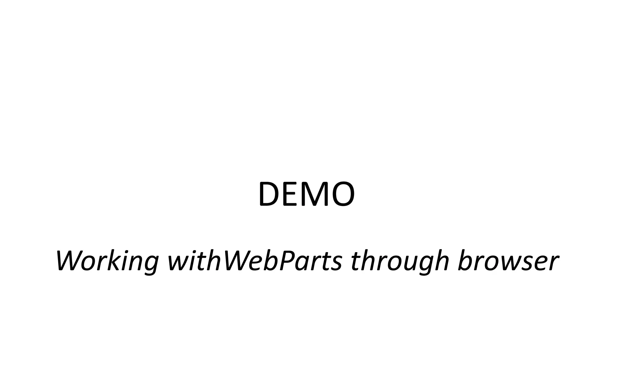 SharePoint Development (Lesson 3) | PPTX