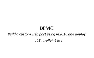 SharePoint Development (Lesson 3) | PPTX