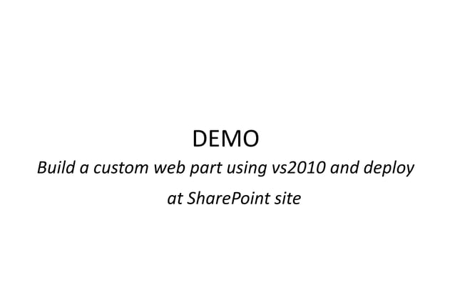 SharePoint Development (Lesson 3) | PPTX