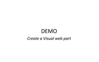 SharePoint Development (Lesson 3) | PPTX