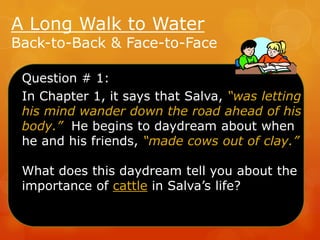 A Long Walk to Water - Lssn 3 | PPTX